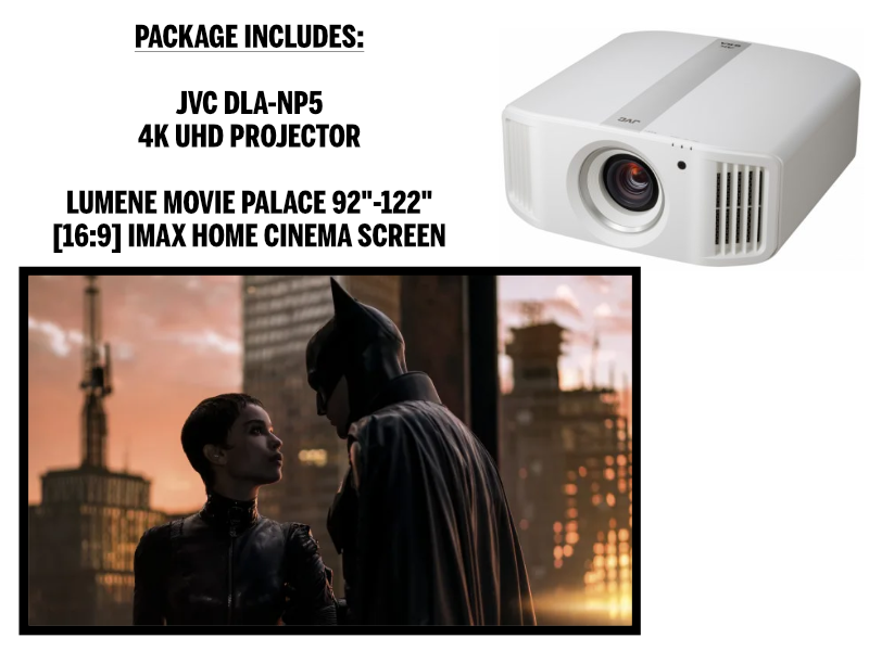 JVC DLA-NP5 / LUMENE MOVIE PALACE CINEMA SCREEN 92"-122" | RIO ...