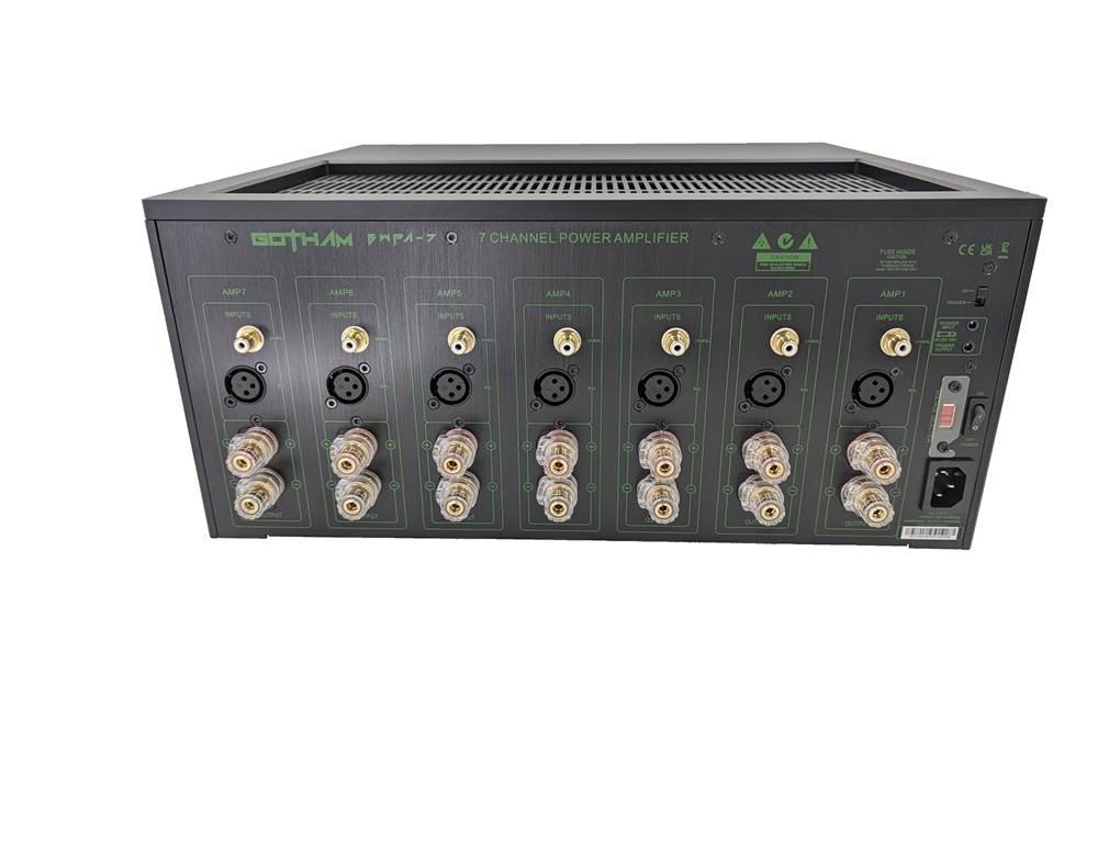 GOTHAM AUDIO 7 CHANNEL CLASS A/B POWER AMPLIFIER BWPA - 7 | GOTHAM ...