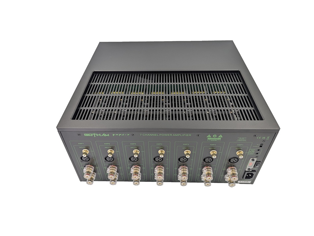 GOTHAM AUDIO 7 CHANNEL CLASS A/B POWER AMPLIFIER BWPA - 7 | GOTHAM ...